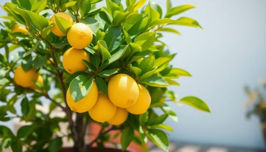 Ce secret d’entretien facile rendra votre citronnier en pot aussi ...