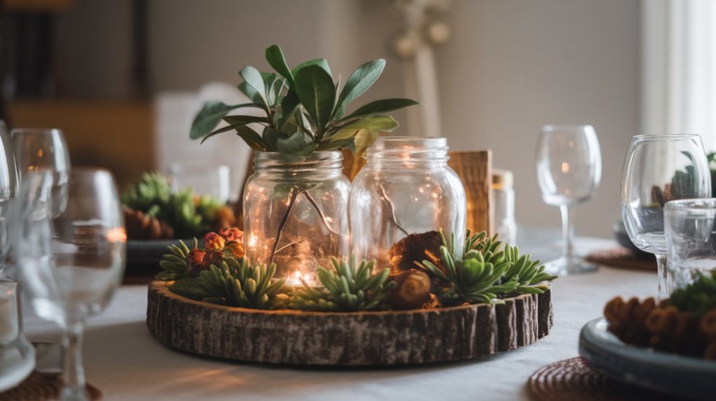DIY écolo : Fabriquez un centre de table recyclé pour un Nouvel An 2025 ...